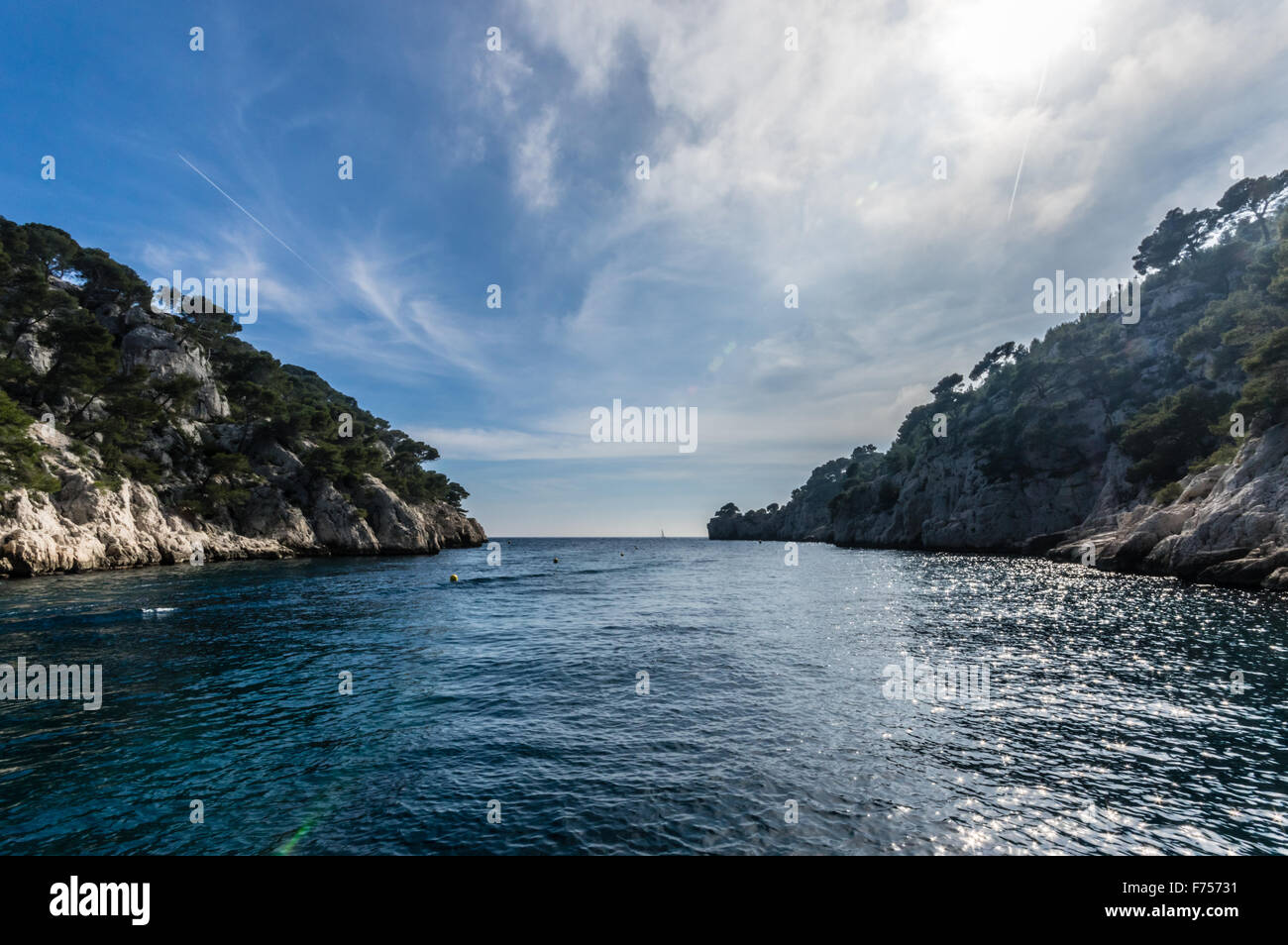 Cassis rocks boat trip Stock Photo - Alamy