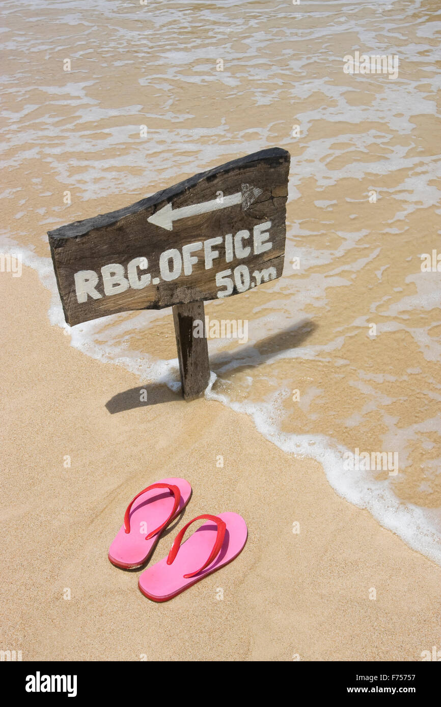 Feet flip flop hi-res stock photography and images - Alamy