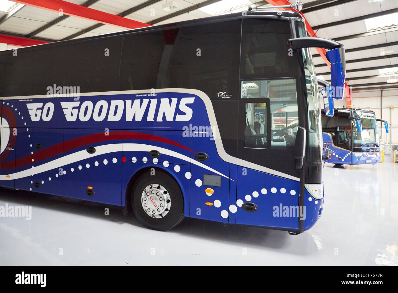 Manchester coach company Go Goodwins of Eccles coaches stored in shed ...