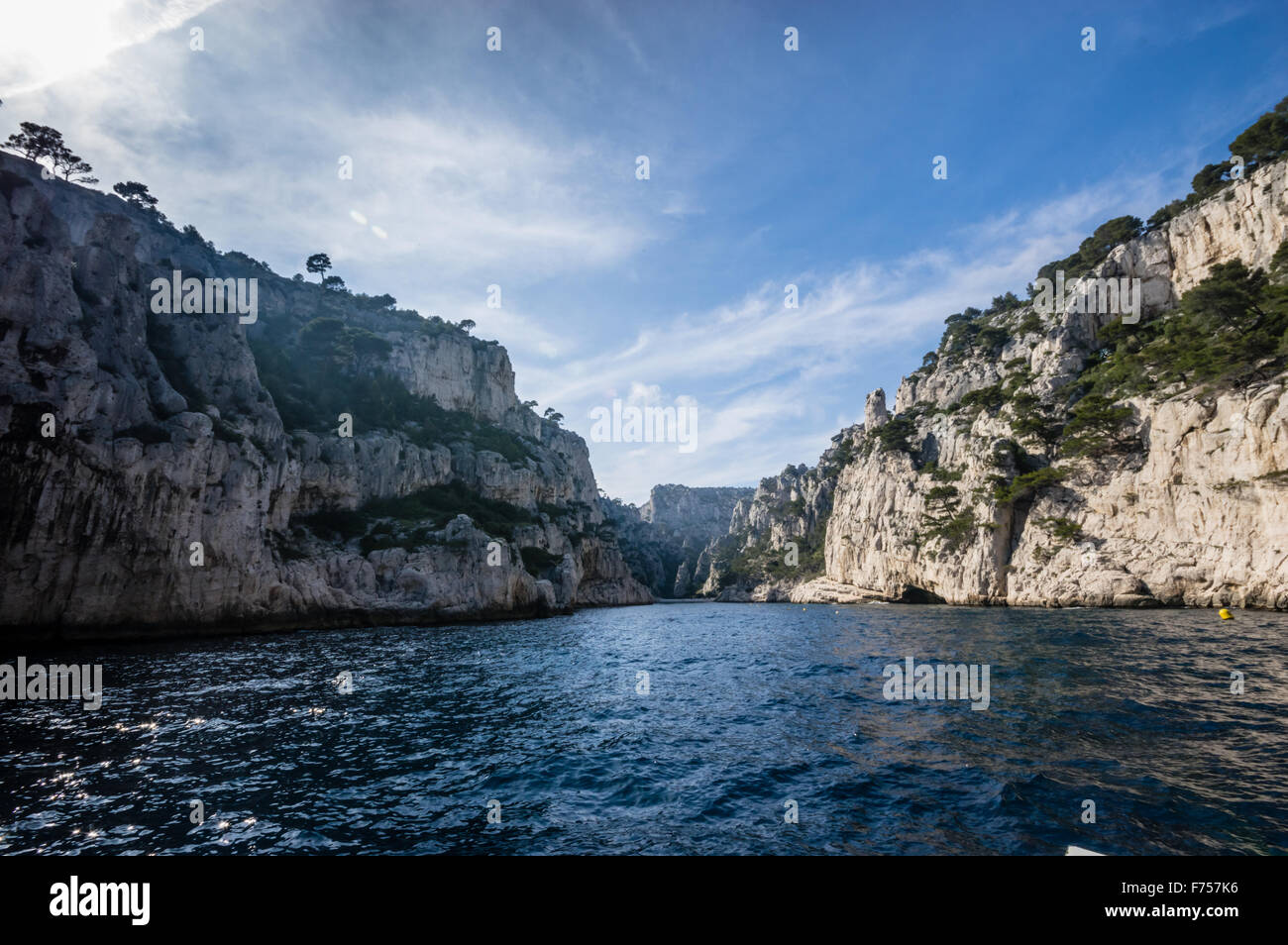Cassis rocks boat trip Stock Photo - Alamy