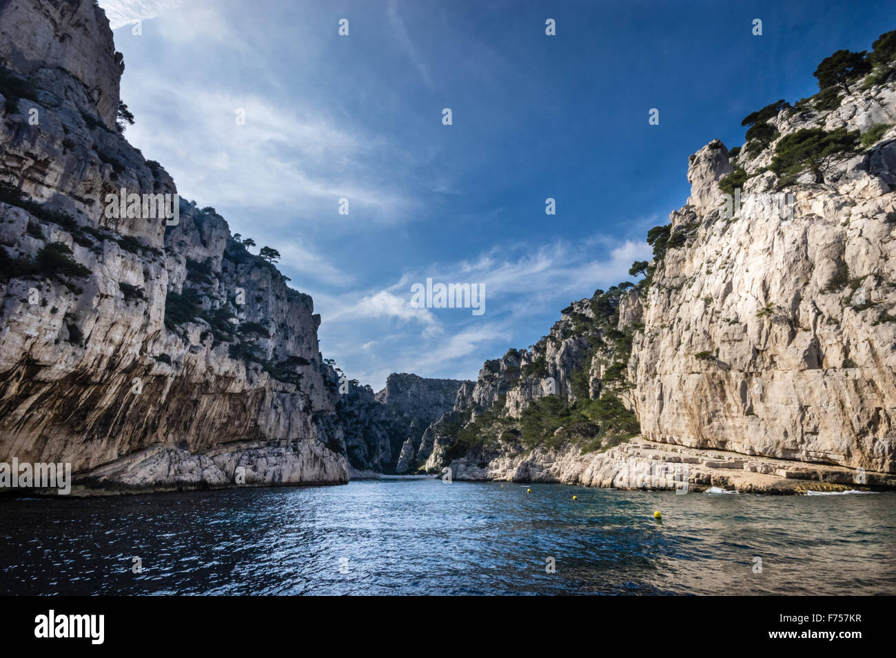 Cassis rocks boat trip Stock Photo - Alamy