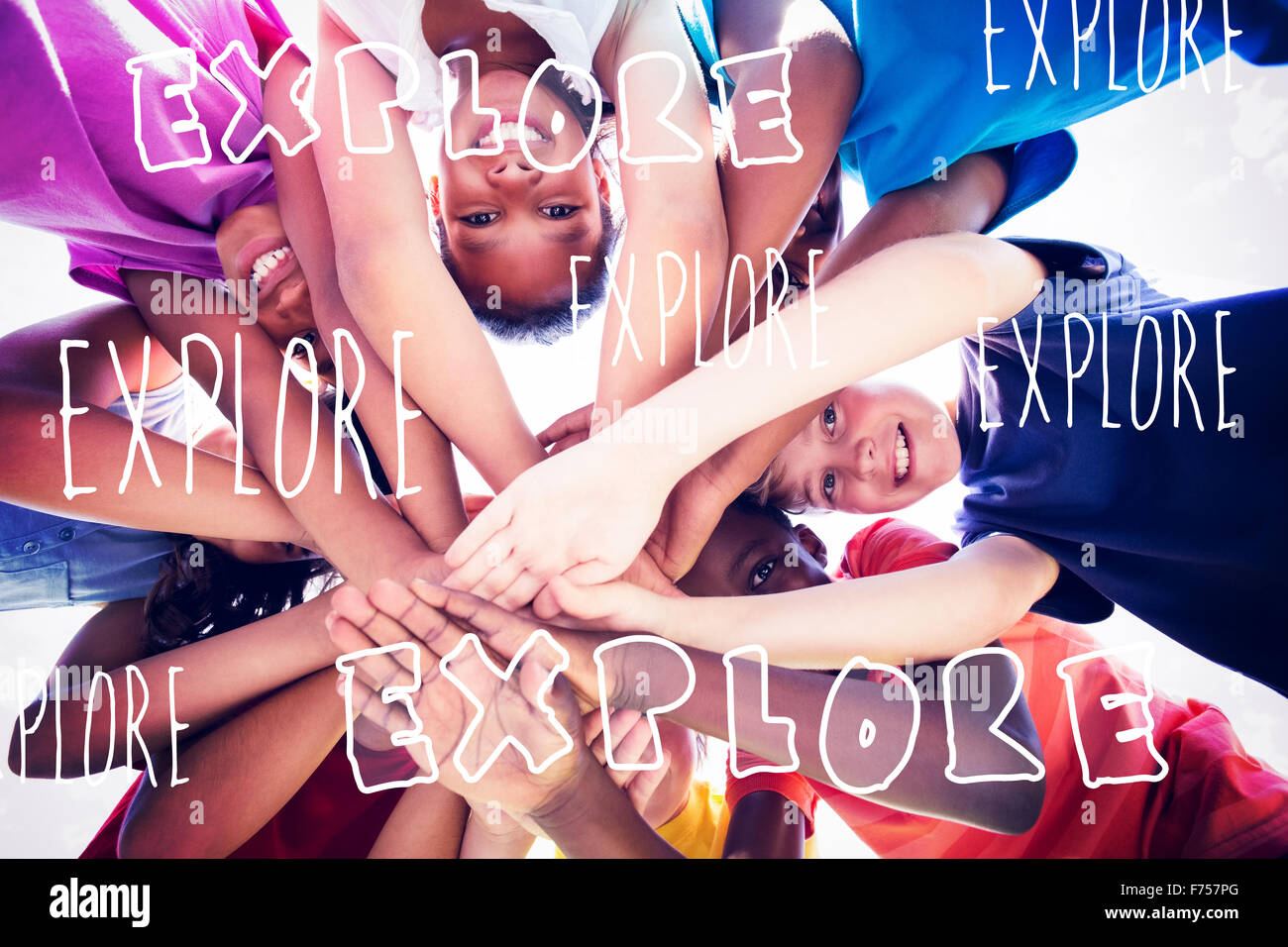 Composite image of explore Stock Photo - Alamy