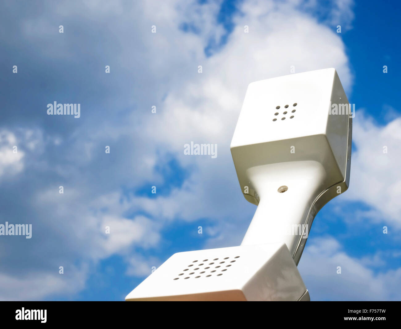 Blue retro phone hi-res stock photography and images - Alamy