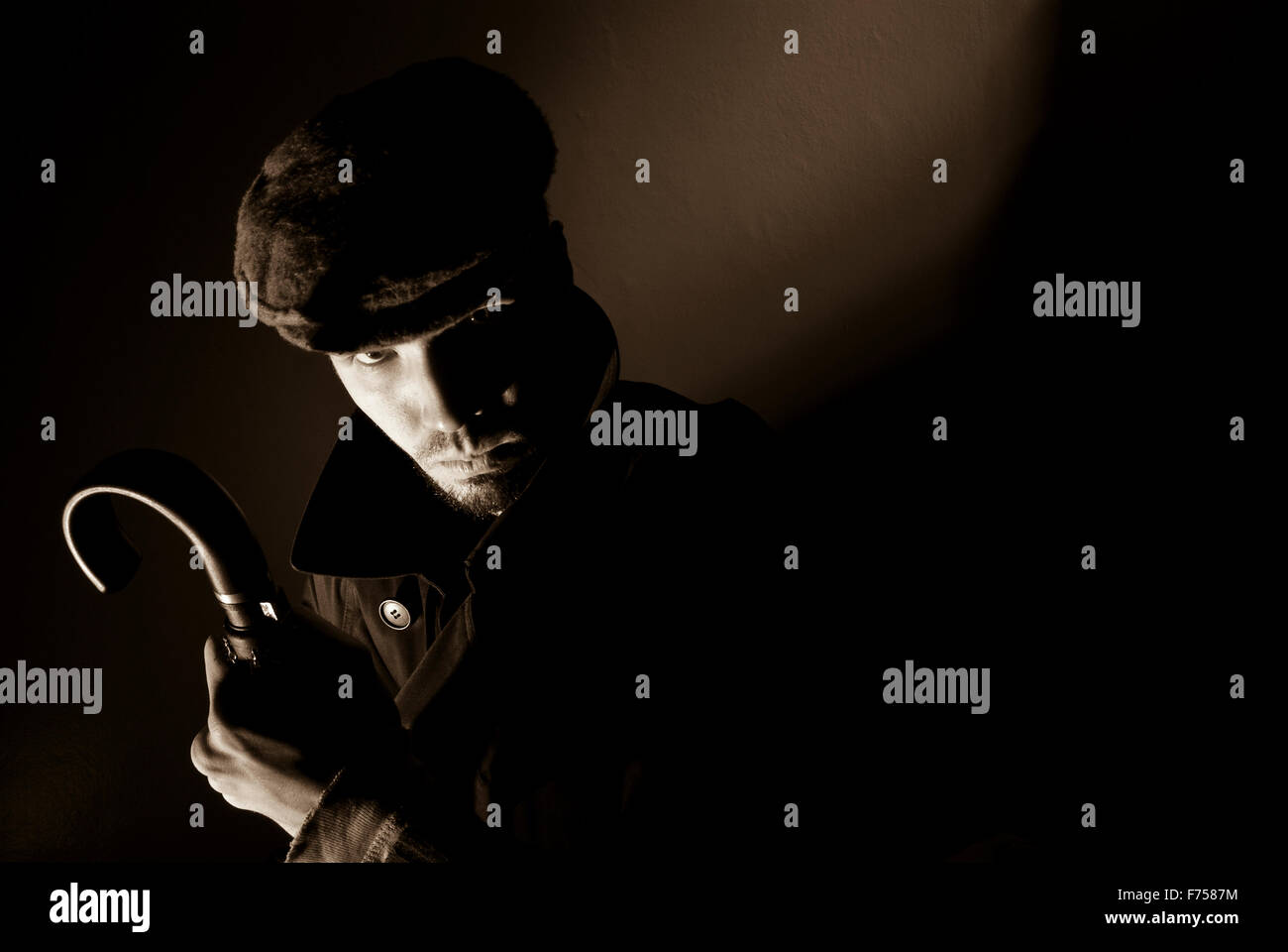 Film noir shadows hi-res stock photography and images - Alamy