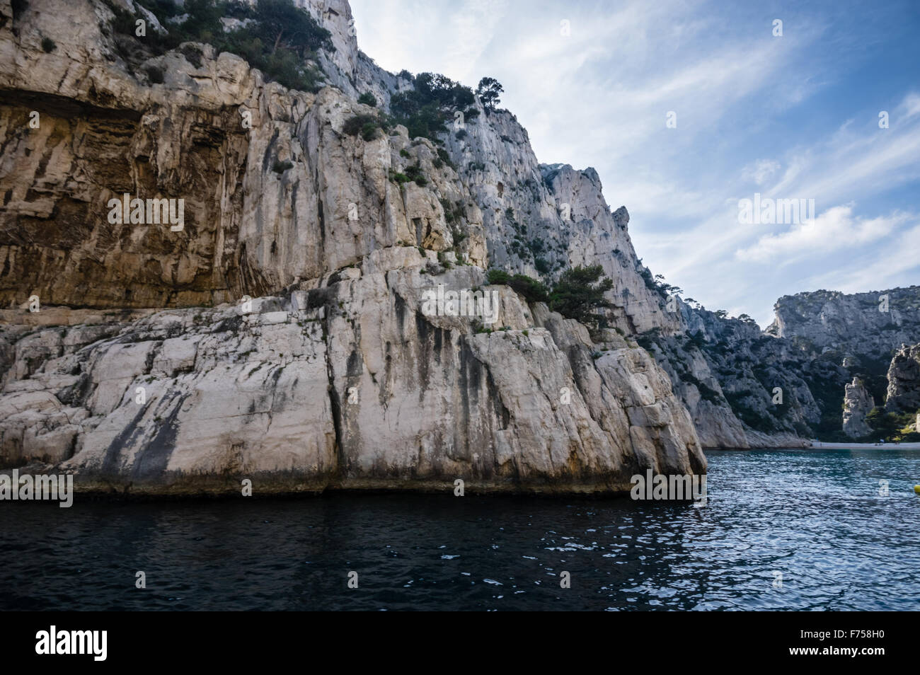 Cassis rocks boat trip Stock Photo - Alamy