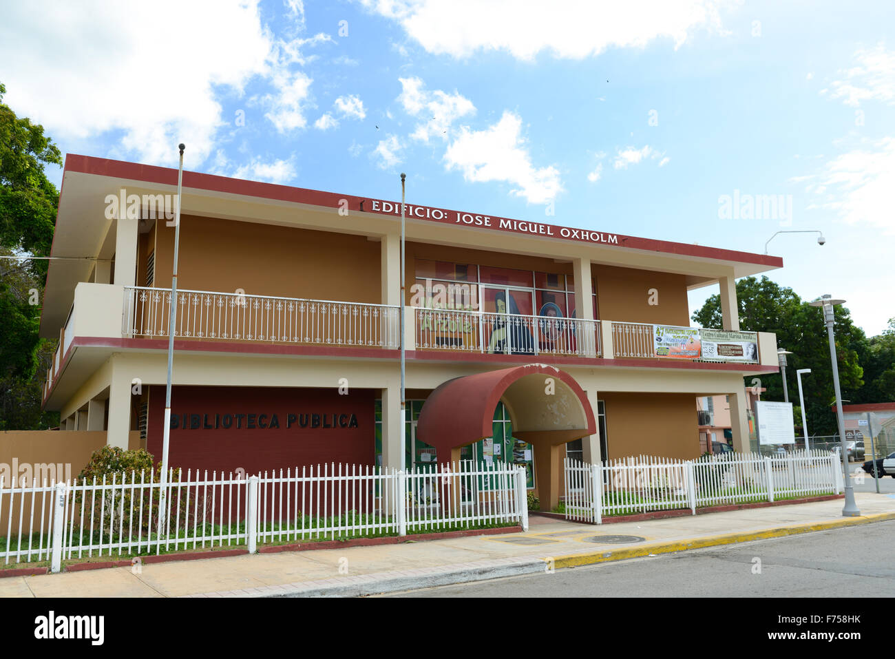 Public Library and Cultural Center. Guayanilla, Puerto Rico. USA ...