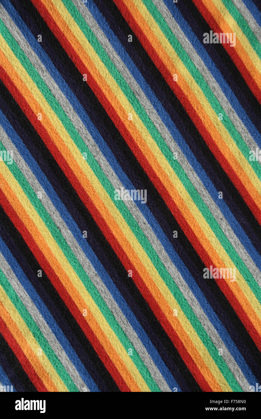 Colorful striped fabric background Stock Photo - Alamy