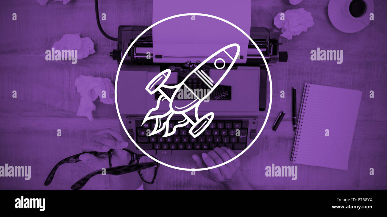 Rocket space ship retro hi-res stock photography and images - Alamy