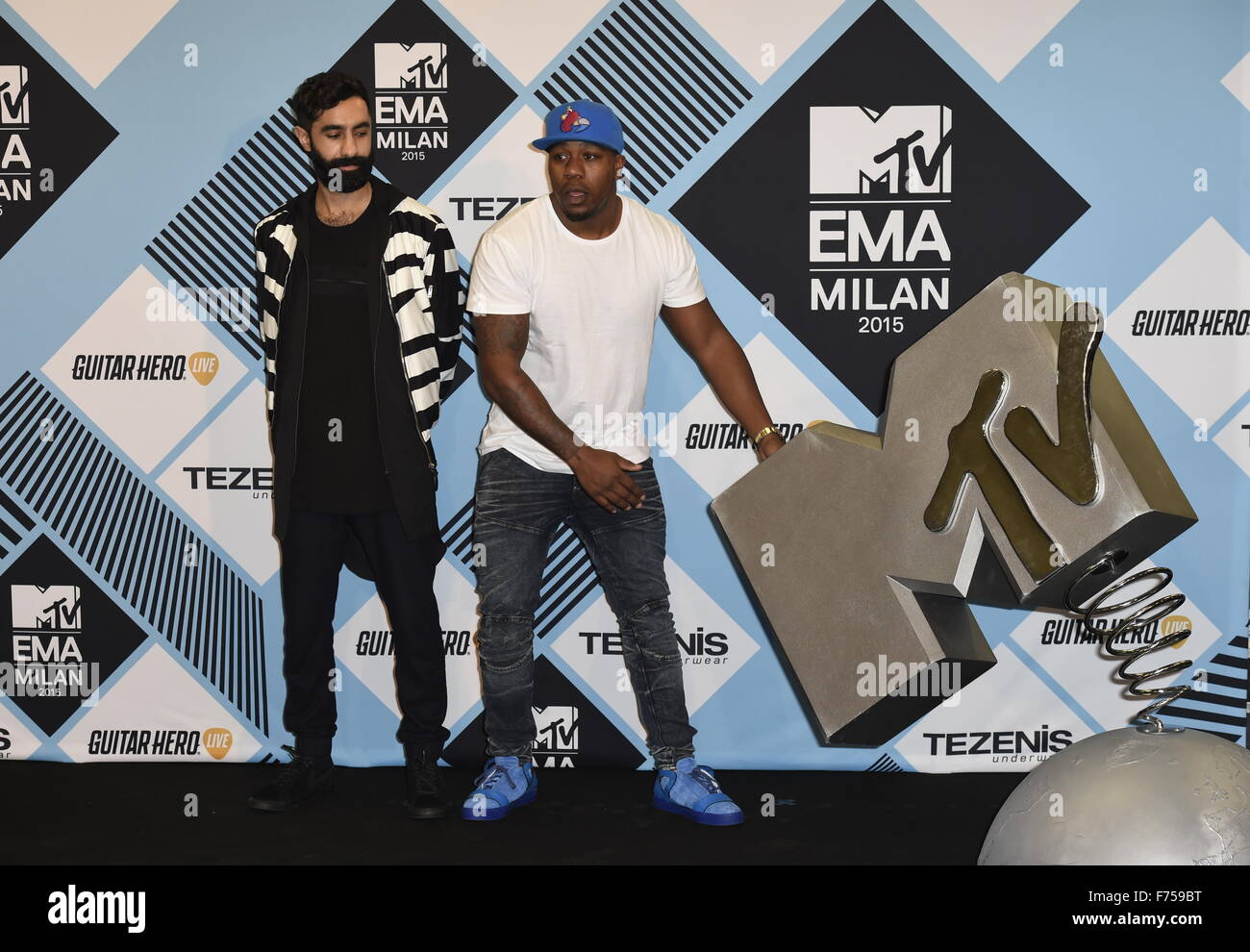 The 2015 MTV EMAs (European Music Awards) held at the Mediolanum Forum ...