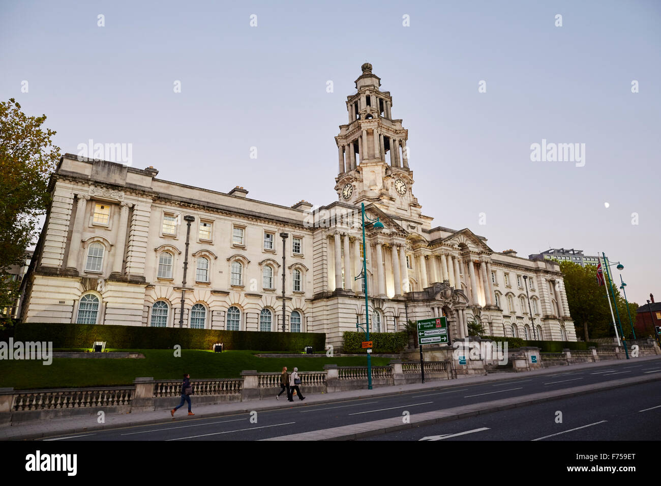 Stockport Town Hall designed by architect Sir Alfred Brumwell Thomas ...