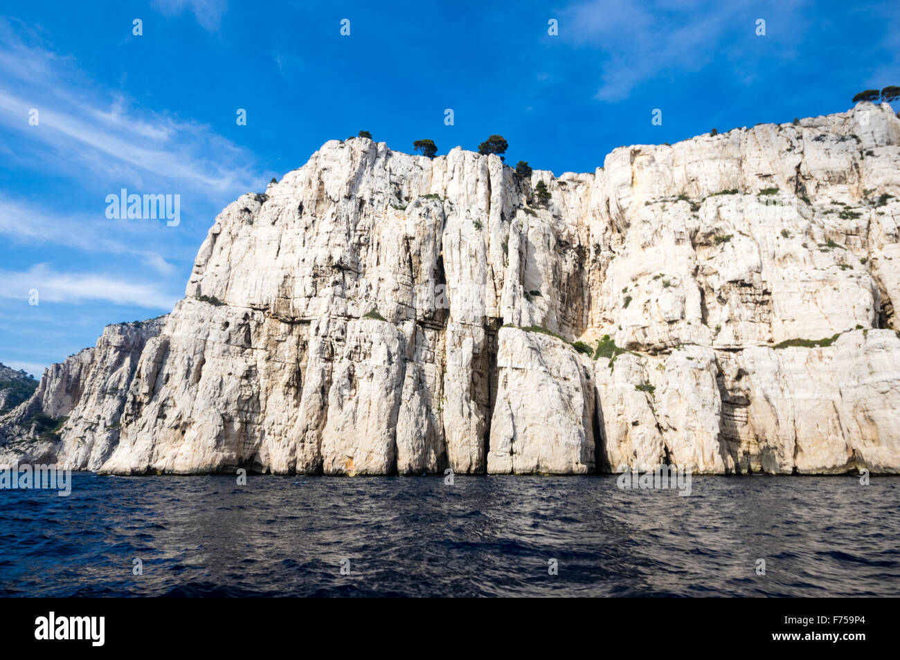 Cassis rocks boat trip Stock Photo - Alamy