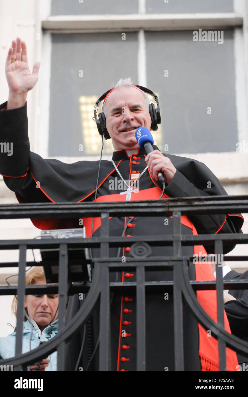 Cardinal Keith O'Brien in Edinburgh during Pope Benedict XVI's visit to ...