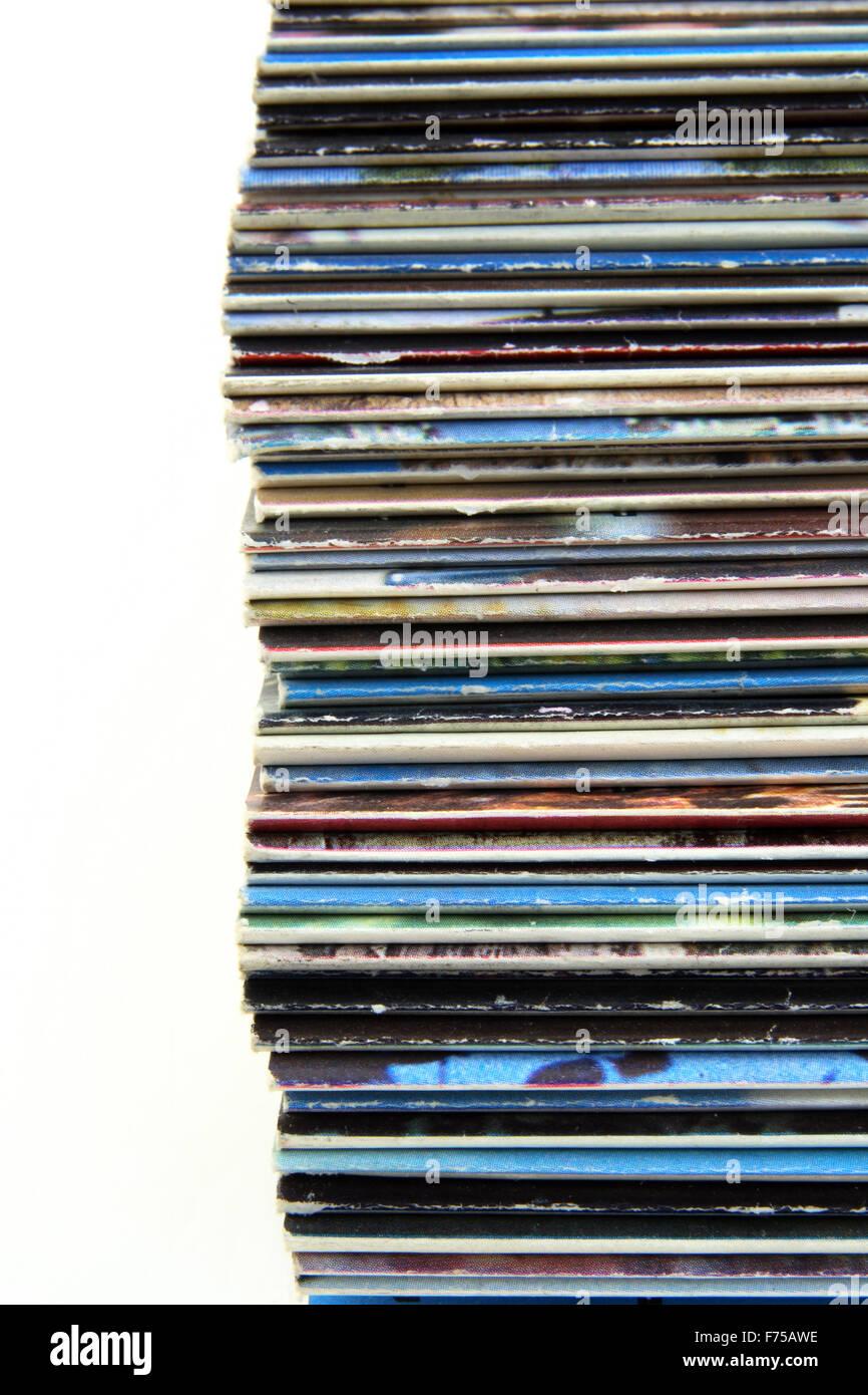 Stacked old magazines Stock Photo - Alamy