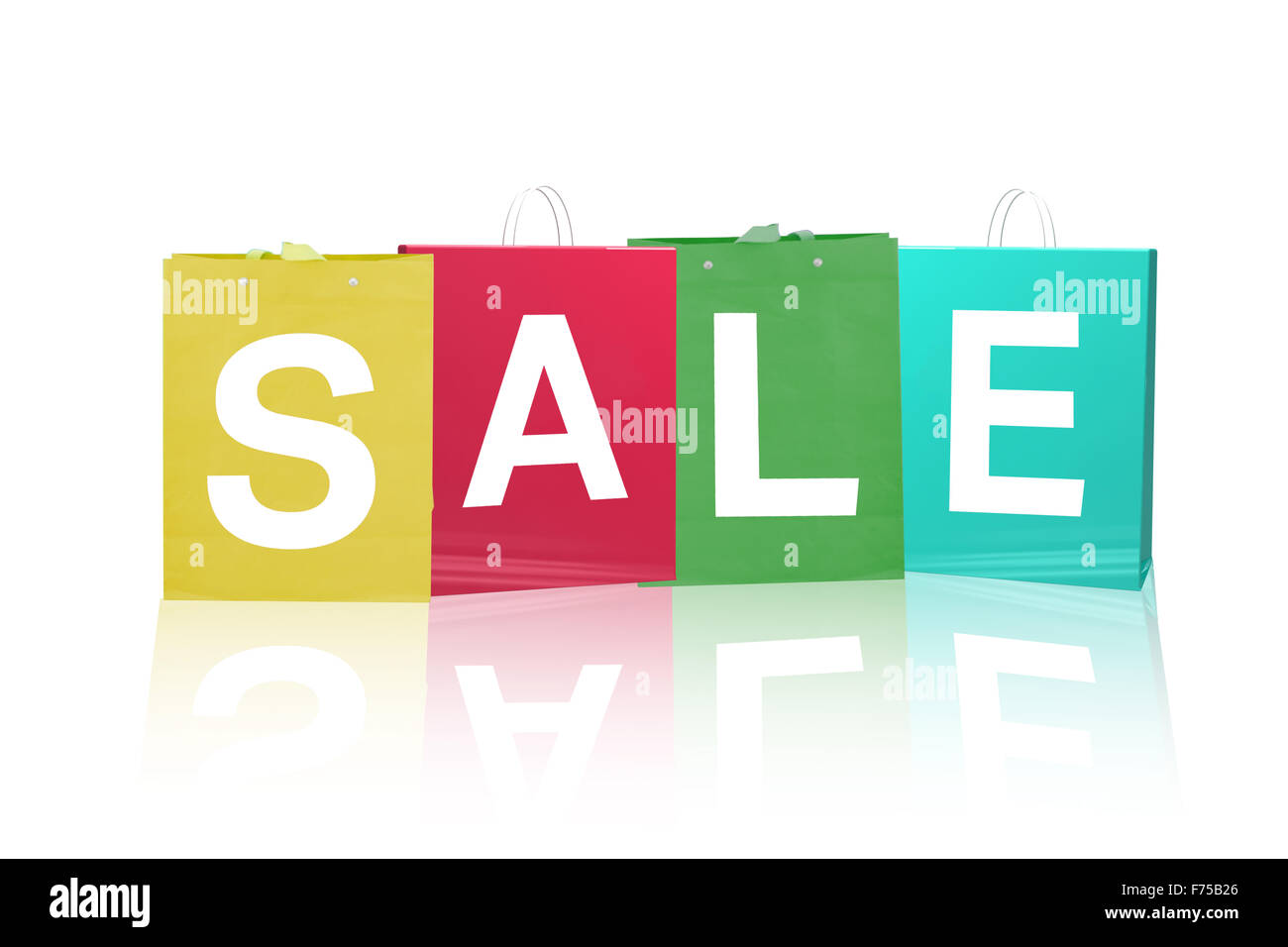 A collection of sale bags Stock Photo - Alamy