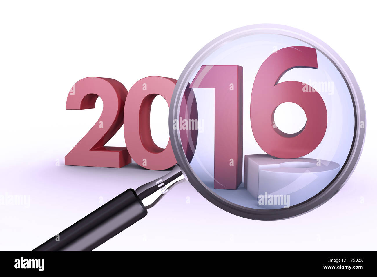 Image with magnifying glass Cut Out Stock Images & Pictures - Alamy