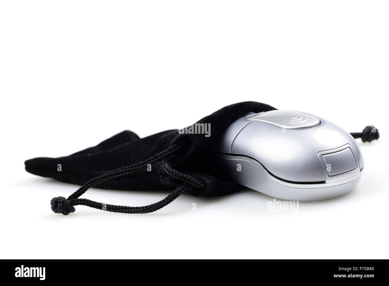 Portable Mouse and Bag Stock Photo - Alamy