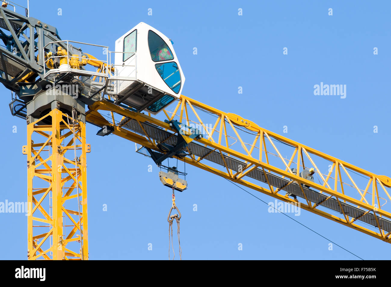 Tower crane cabin hi-res stock photography and images - Alamy