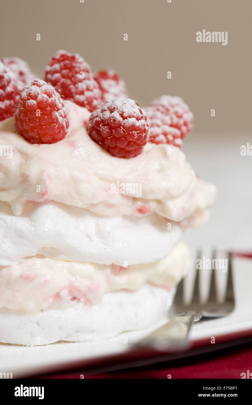 Delicious meringue dessert Stock Photo - Alamy