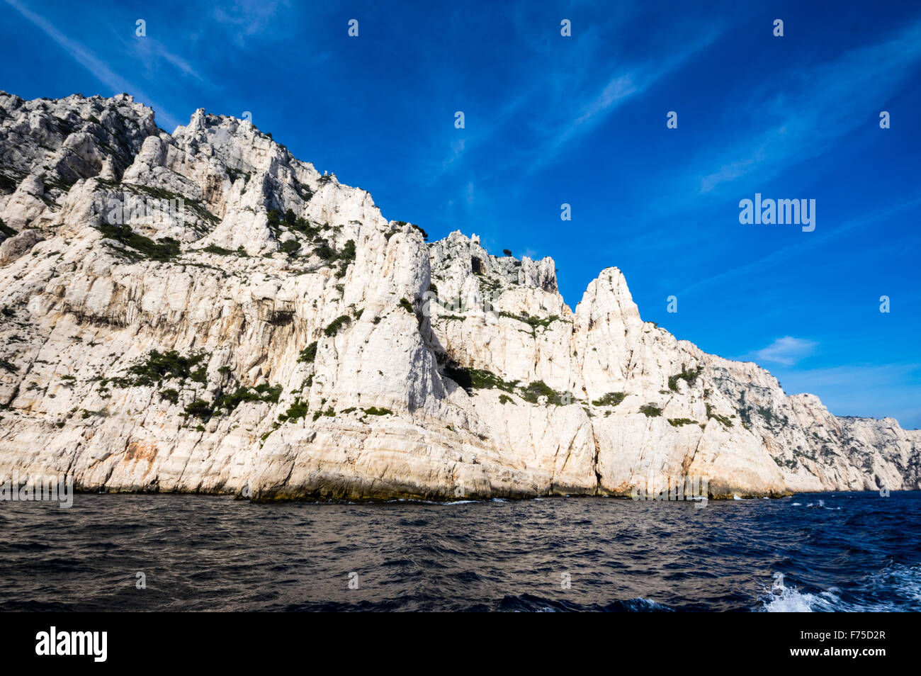 Cassis rocks boat trip Stock Photo - Alamy