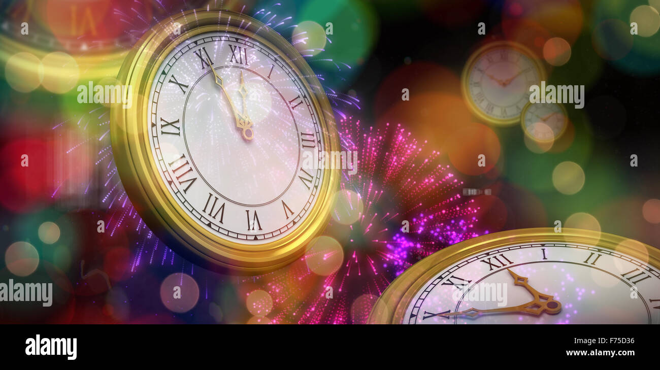 New Years Eve Clocks High Resolution Stock Photography and Images - Alamy