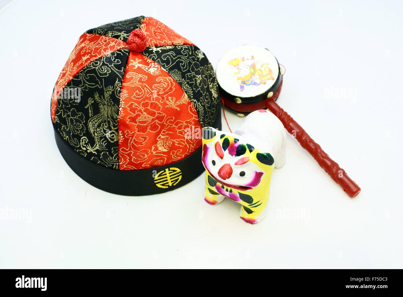 Chinsese traditional cultureÔÇöÔÇöcap, tiger and toy Stock Photo - Alamy