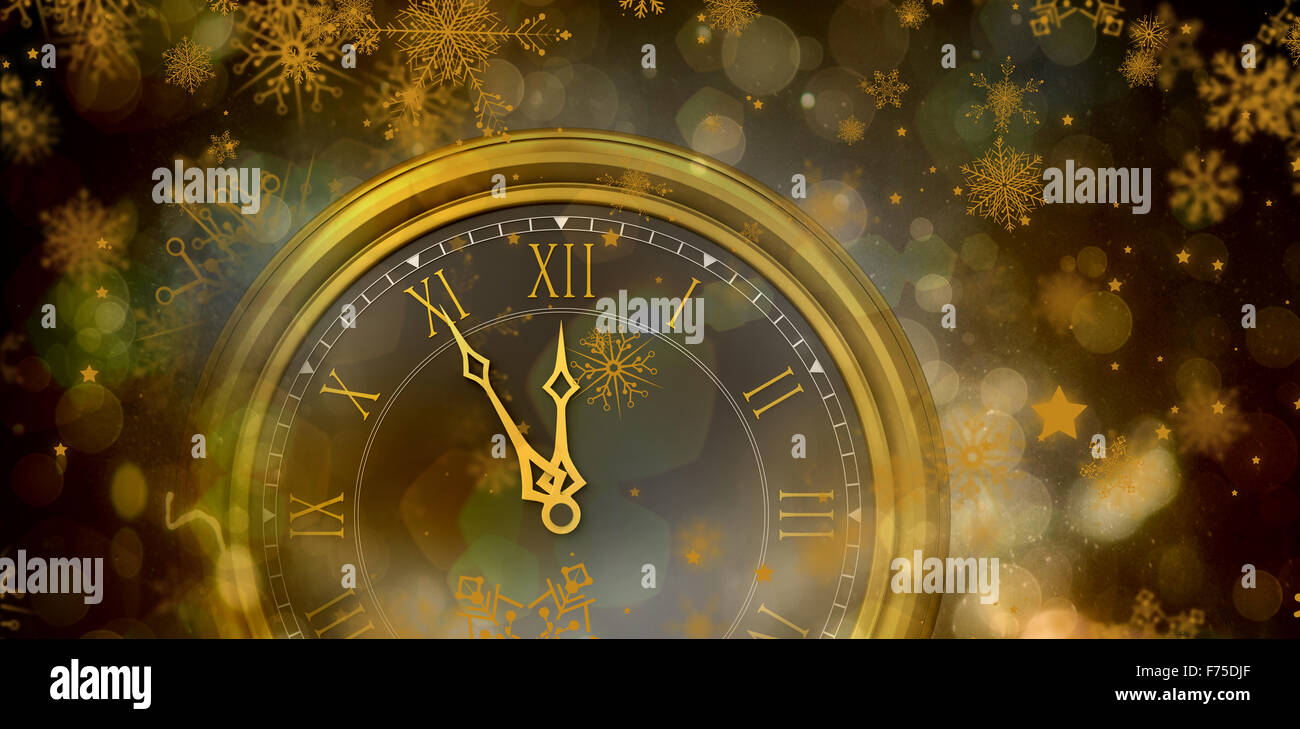 Composite image of large clock Stock Photo - Alamy