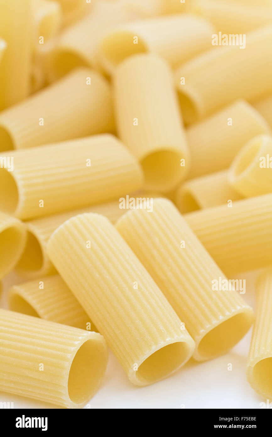 Close up of raw rigatoni hi-res stock photography and images - Alamy