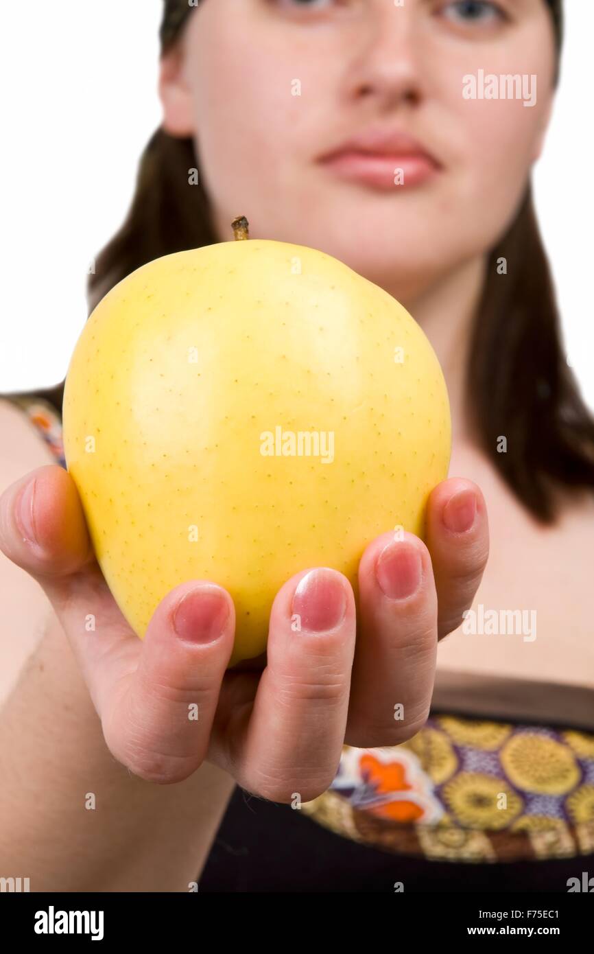 Apple close up Stock Photo - Alamy