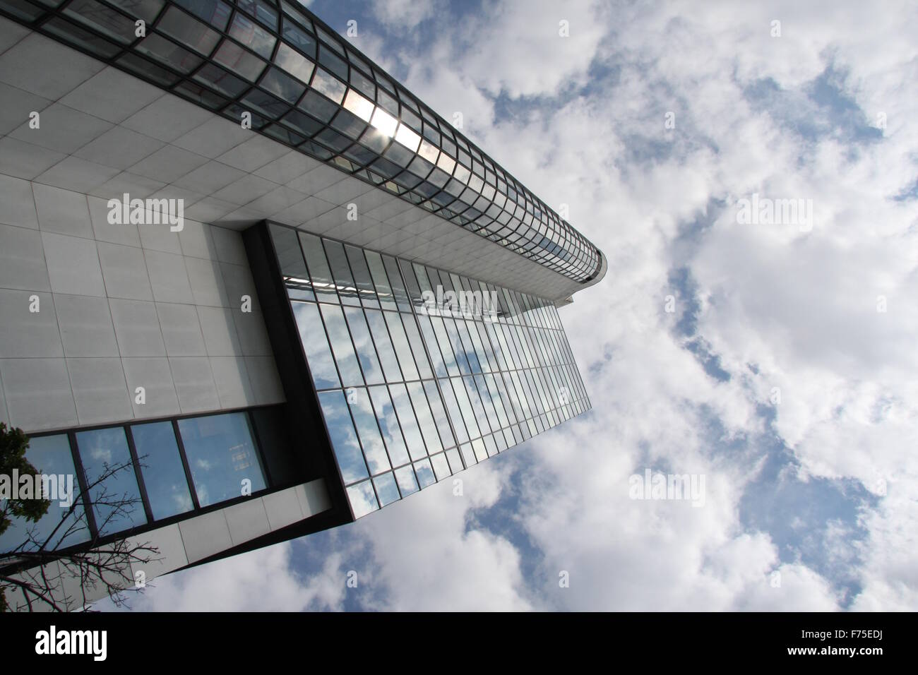Perspective modern stylish offices tower blocks hi-res stock ...
