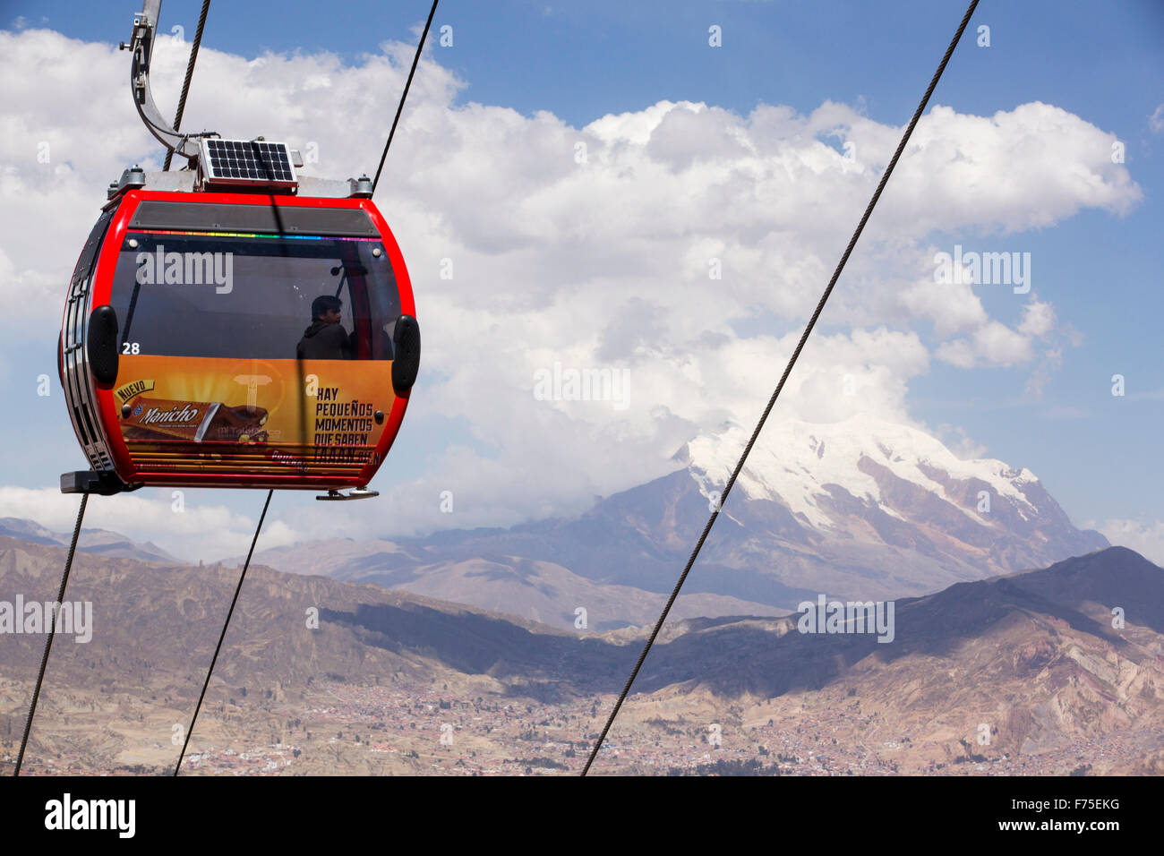 A modern cable car system in La Paz, Bolivia Stock Photo - Alamy
