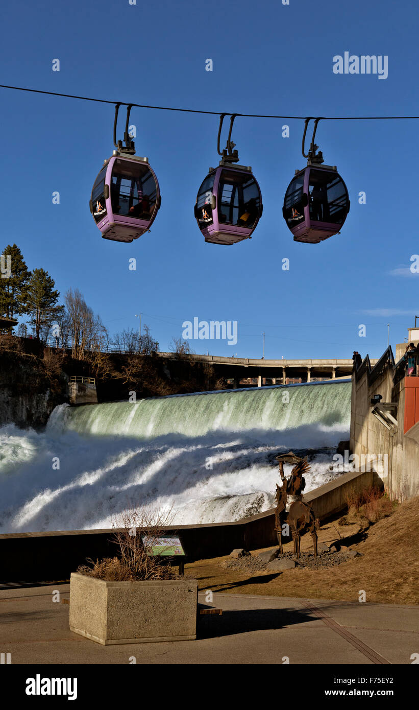 Skyride gondolas spokane hi-res stock photography and images - Alamy