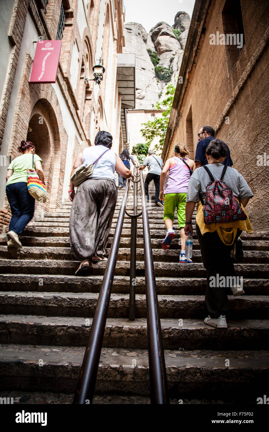 Stairs at Montserrat Stock Photo - Alamy
