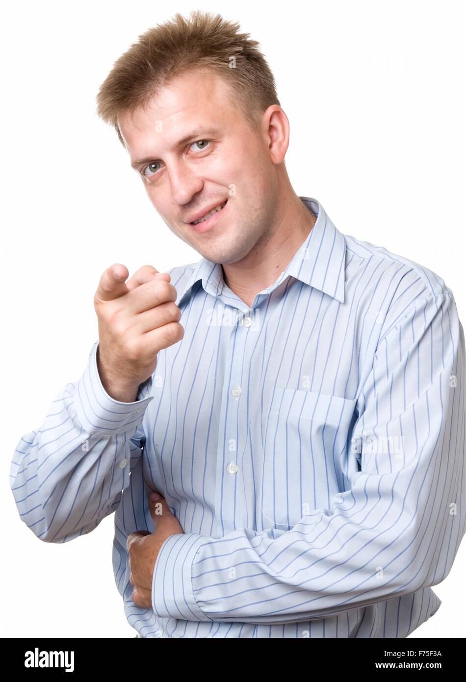 Man pointing at you Stock Photo - Alamy