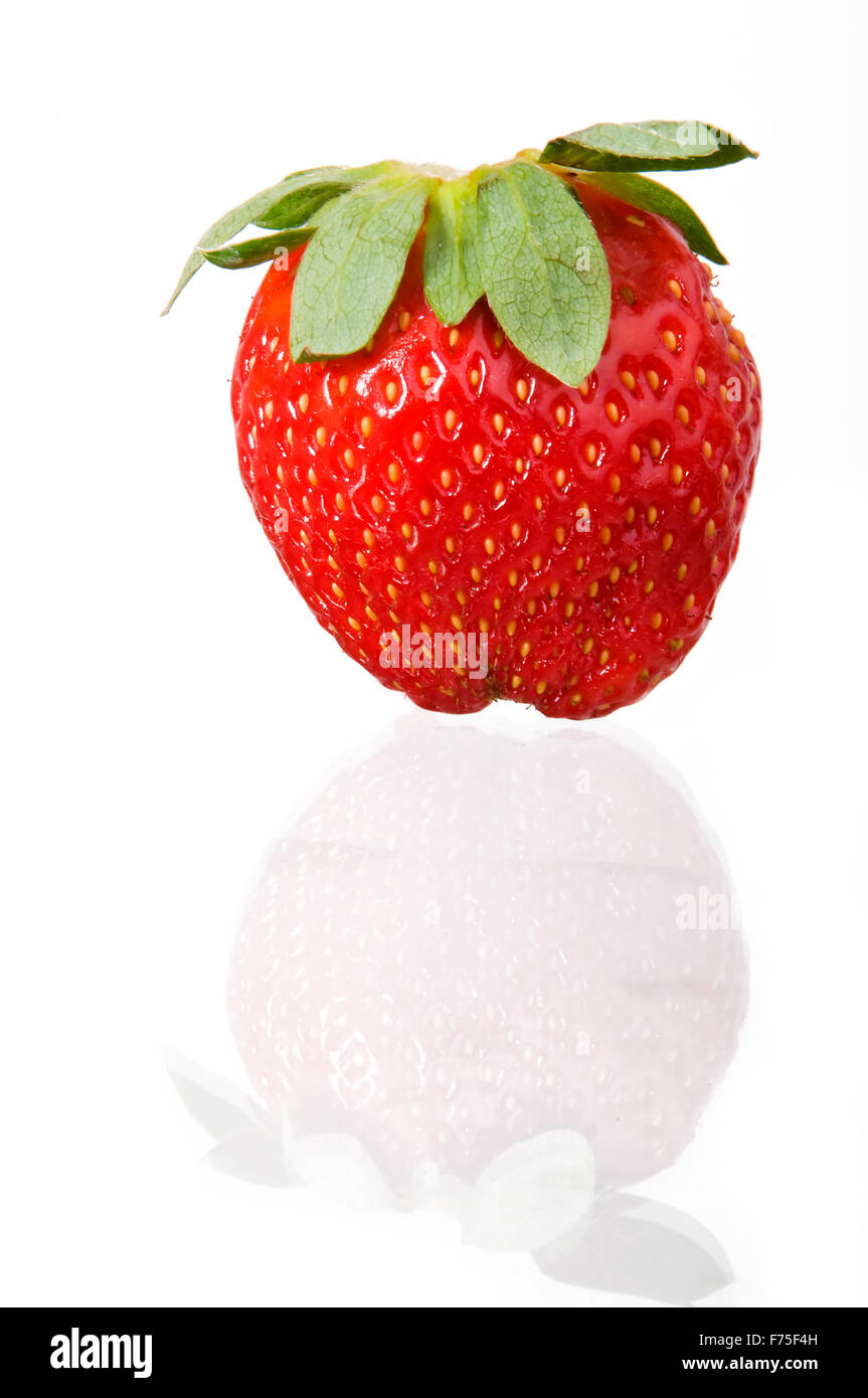 Single strawberry Cut Out Stock Images & Pictures - Alamy