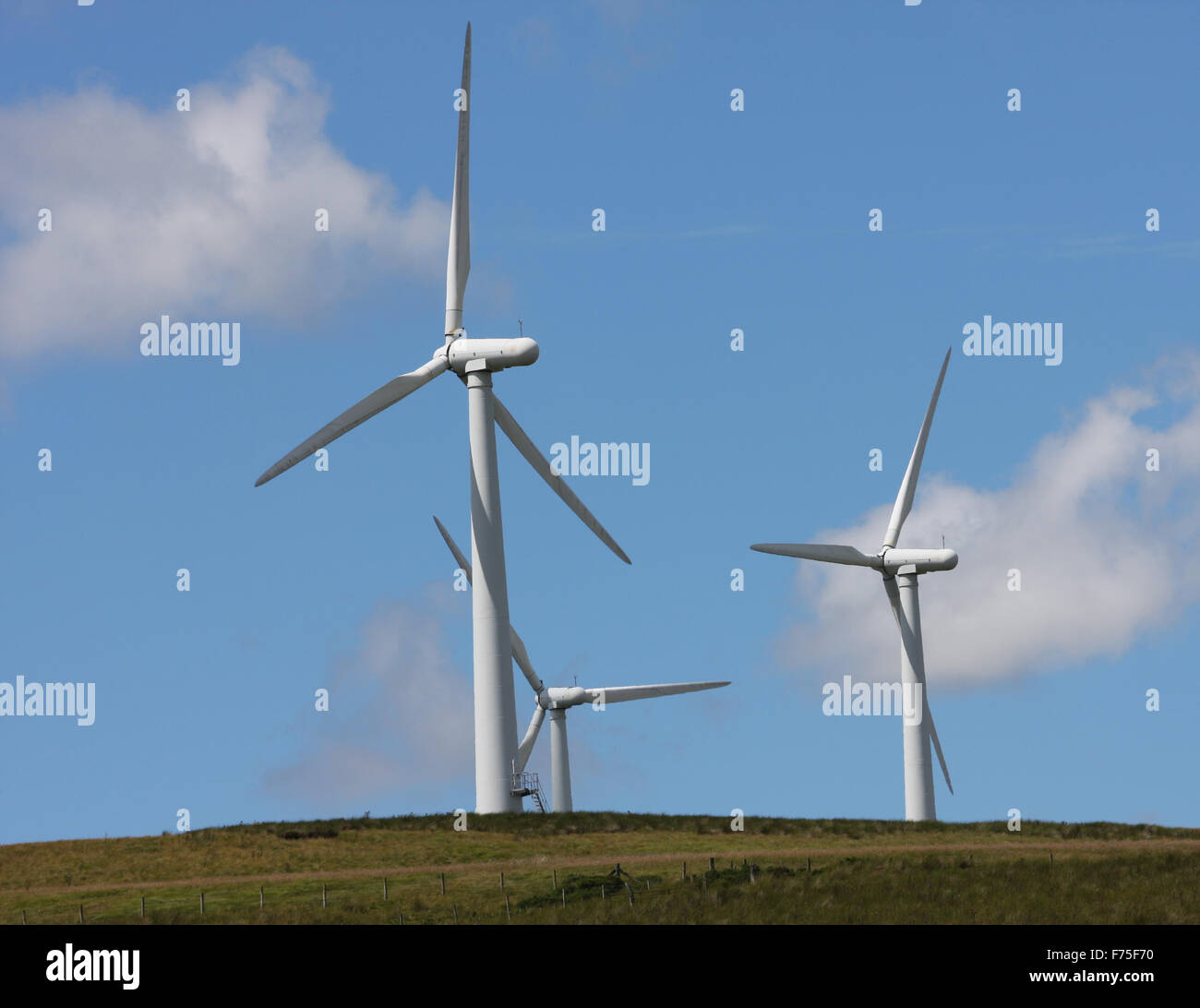Wind Farm Power Turbines Carno Wales UK Stock Photo - Alamy