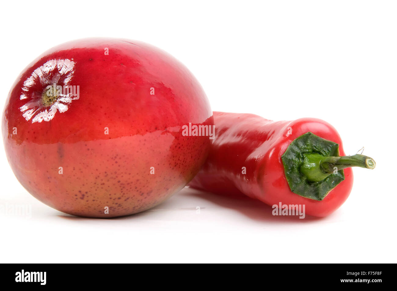Red mango and spicy chili Stock Photo - Alamy
