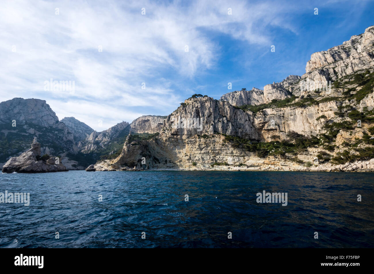 Cassis rocks boat trip Stock Photo - Alamy