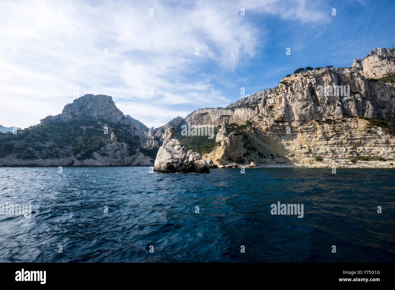 Cassis rocks boat trip Stock Photo - Alamy