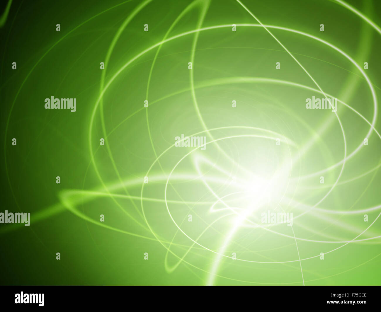 Abstract green vortex background Stock Photo - Alamy