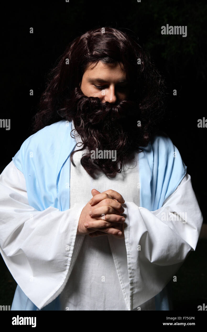 Man praying biblical hi-res stock photography and images - Alamy