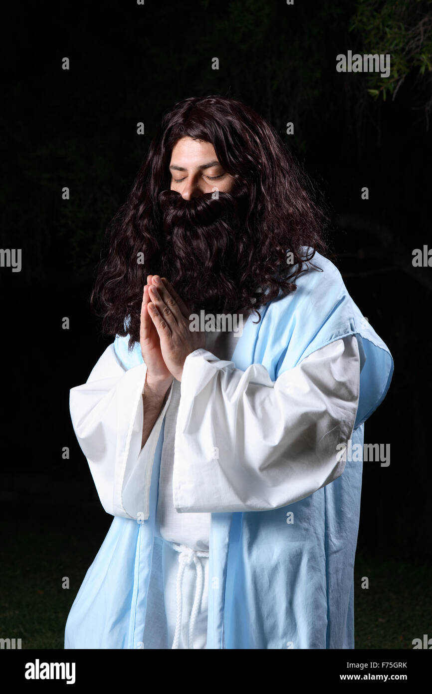 Disciple in prayer Stock Photo - Alamy