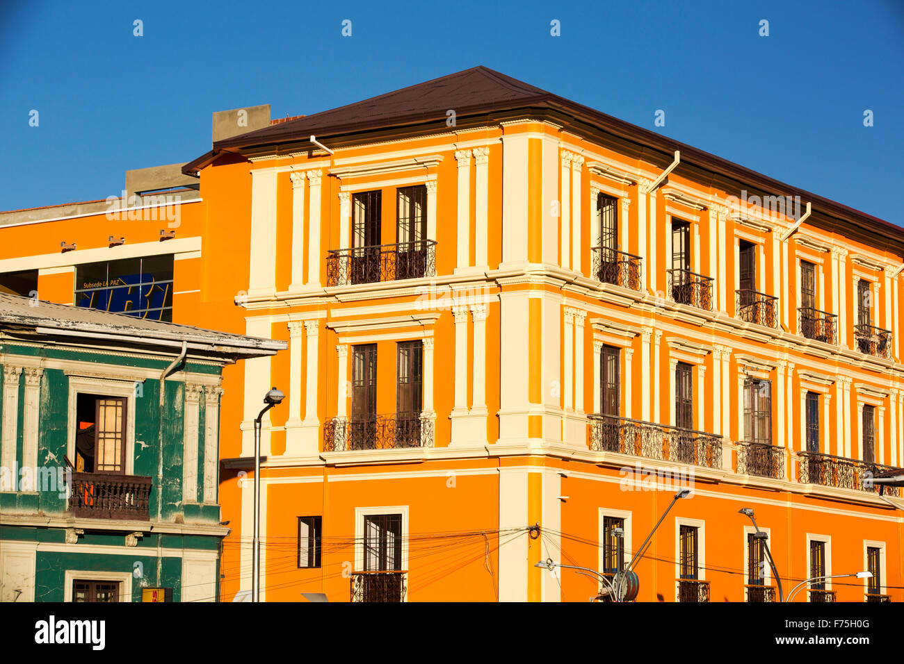Colonial architecture in bolivia south hi-res stock photography and ...