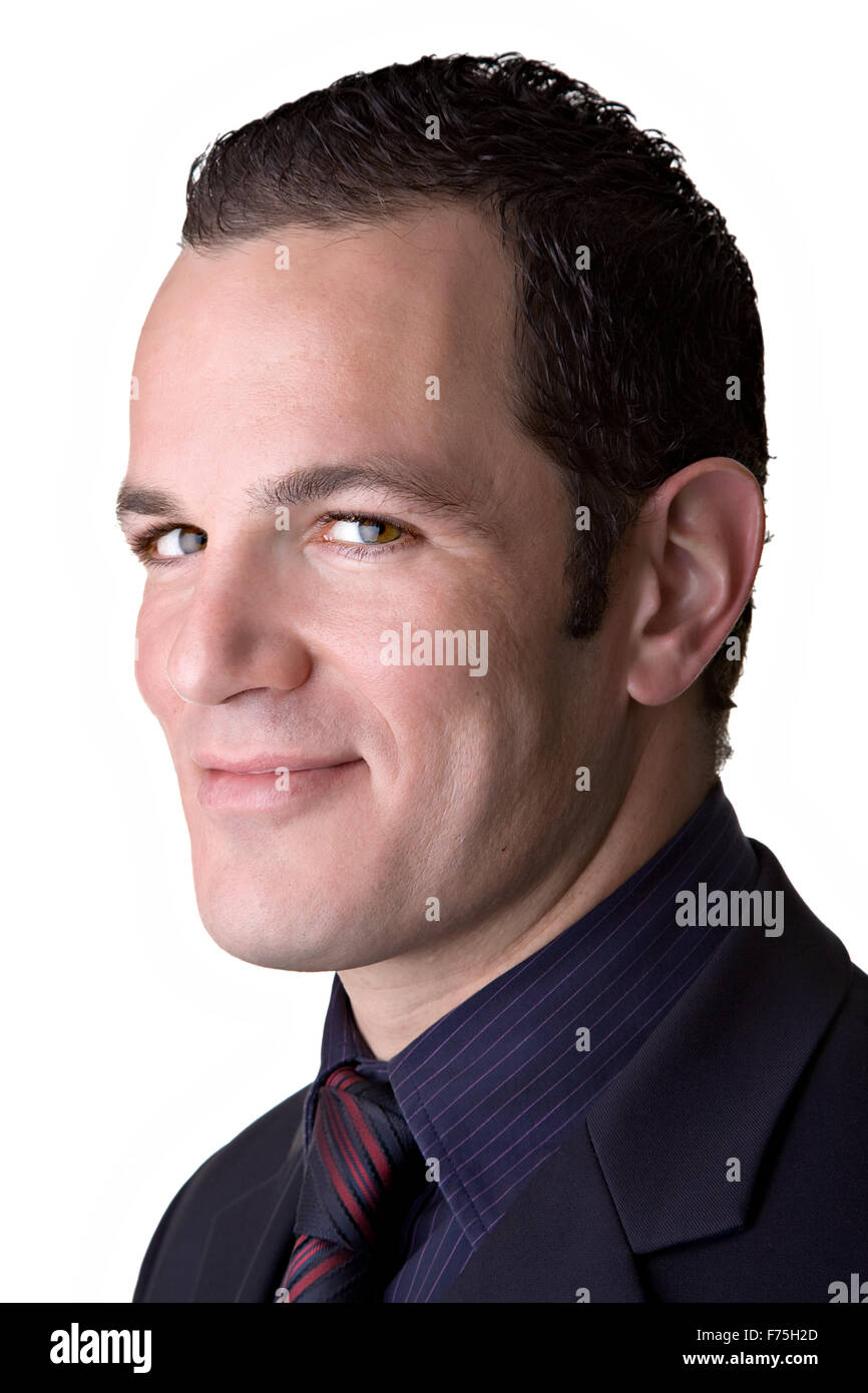Profile casual man formal face hi-res stock photography and images - Alamy