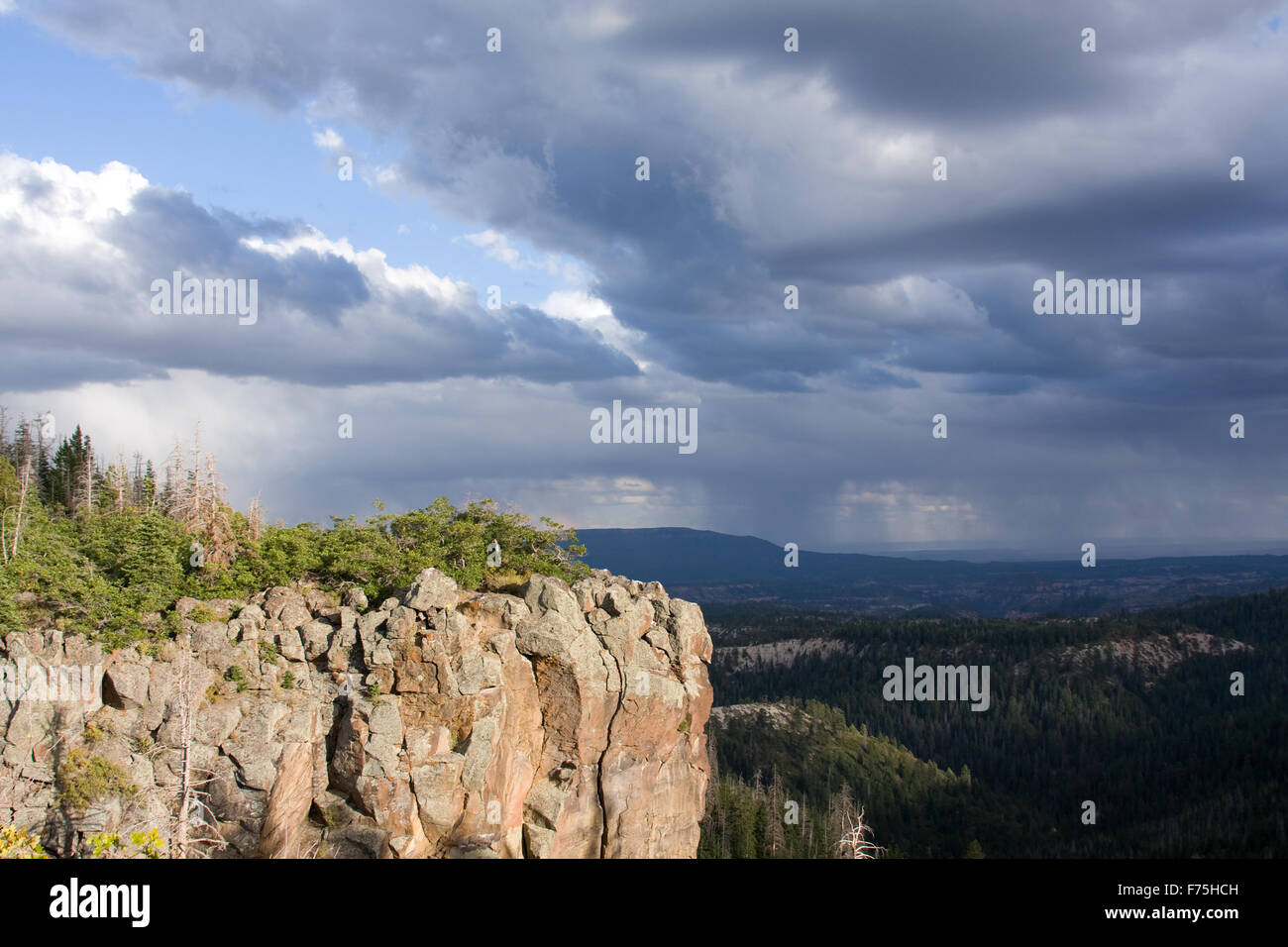 Storm and Valley Stock Photo - Alamy