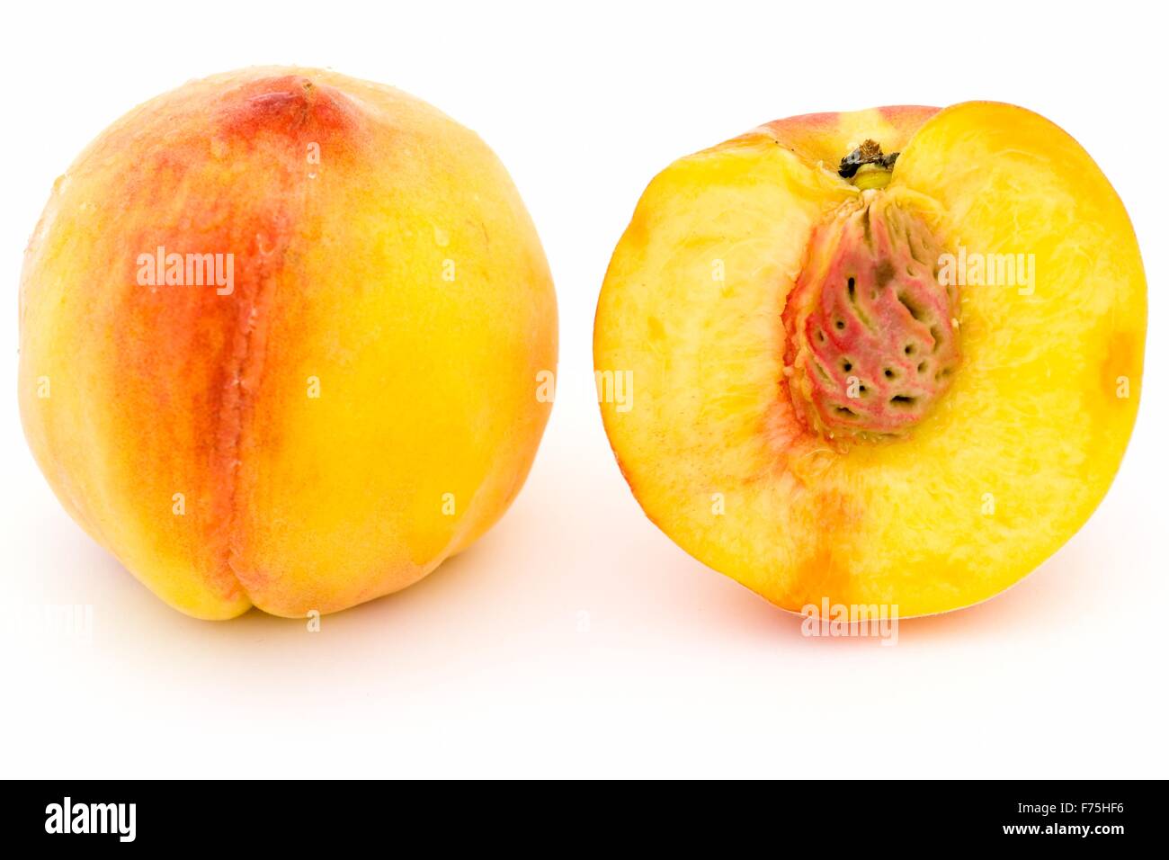 Two vibrant peaches hi-res stock photography and images - Alamy