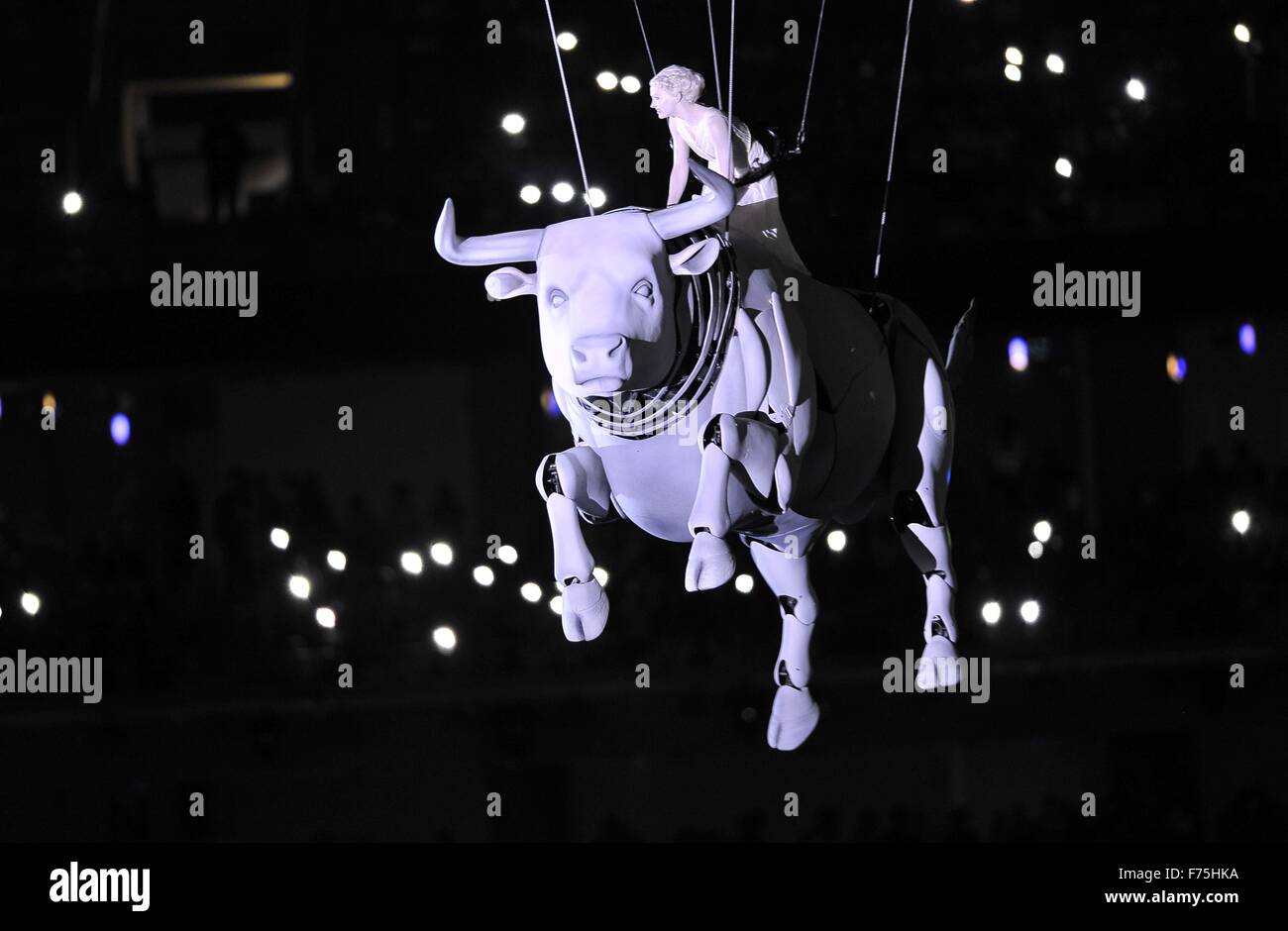 Actors bull dance olympic stadium azerbaijan hi-res stock photography ...