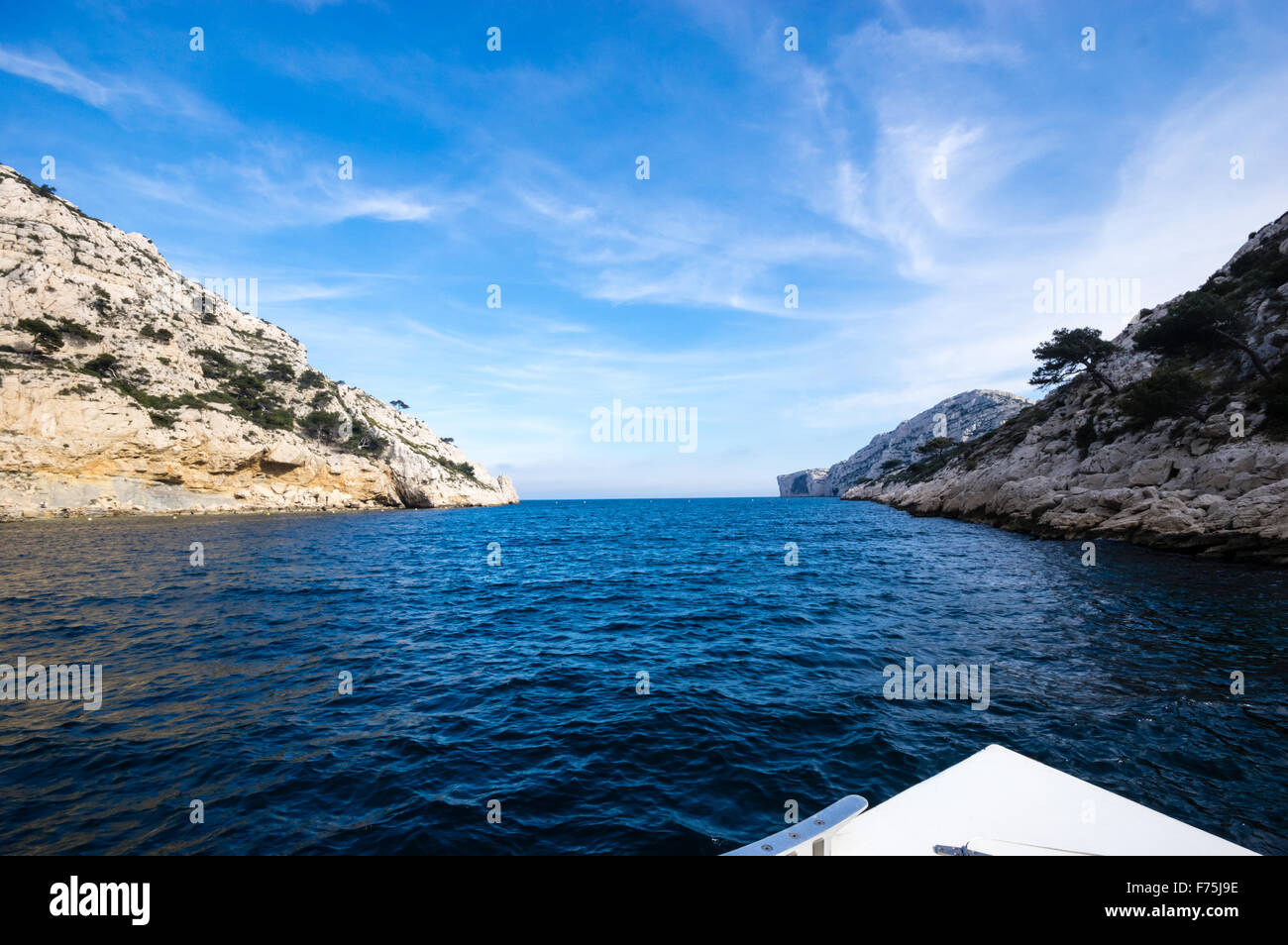 Cassis rocks boat trip Stock Photo - Alamy