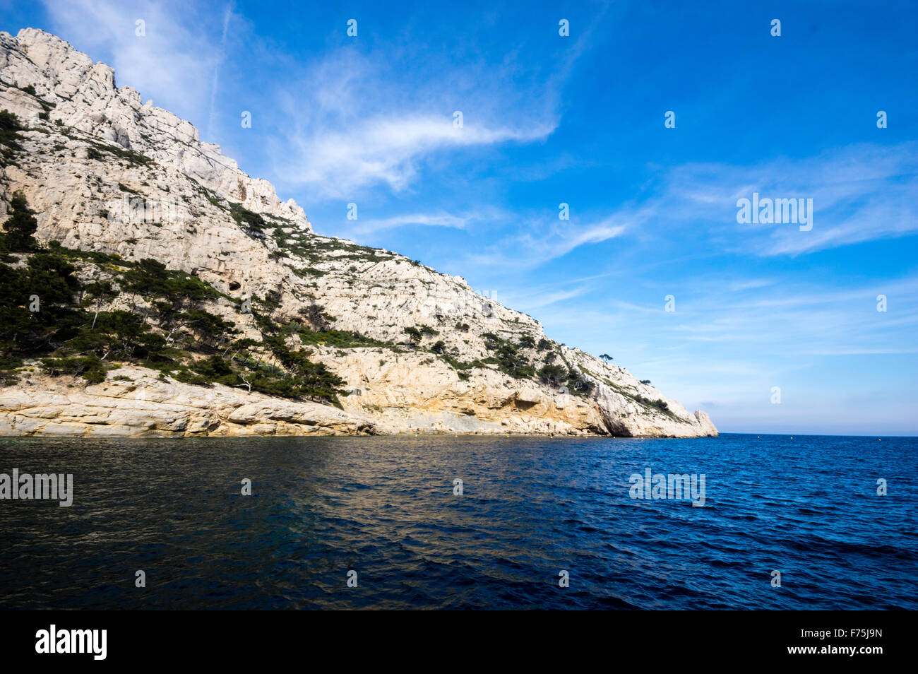 Cassis rocks boat trip Stock Photo - Alamy