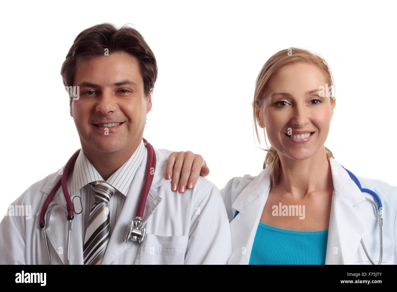 Friendly medical doctors Stock Photo - Alamy