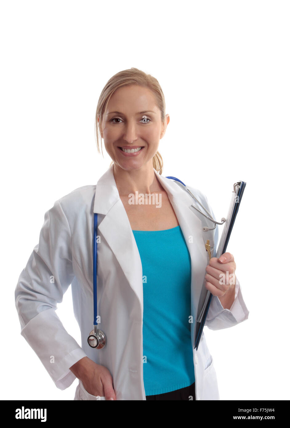 Smiling healthcare worker Stock Photo - Alamy
